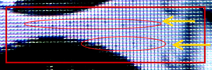 Cross like pattern in LCD display, what is it? - Blur Busters Forums